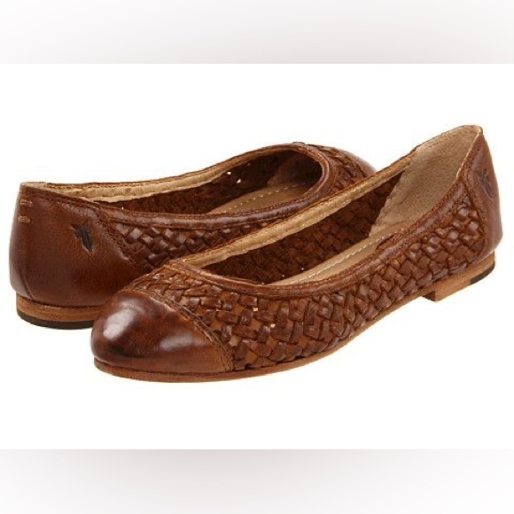 Frye | Shoes | Frye Womens Carson Woven Ballet Flats Sz 6 | Poshmark